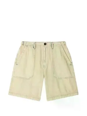 Paul Smith Patch-pocket Cotton Shorts - Neutrals