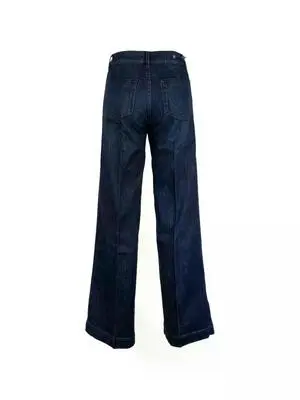 CIGALA'S Pressed Crease Wide-leg Jeans