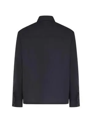 BE ABLE Leroy Chest-pocket Long-sleeve Shirt - Blue