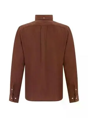 Gant Button-down Linen Shirt - Brown