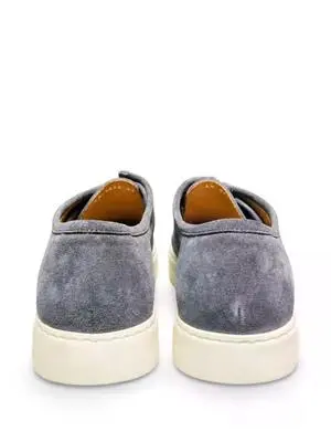 POCHE PARIS Suede Lace-up Oxford Shoes - Grey