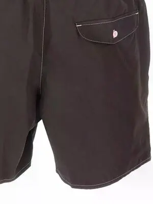 Lacoste Logo Print Drawstring Swim Shorts