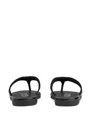 Gucci Logo-embroidered Thong Sandals