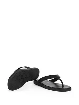 Gucci Logo-embroidered Thong Sandals