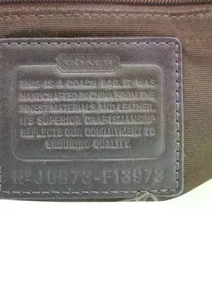 COACH VINTAGE Hampton Signature Shoulder Bag