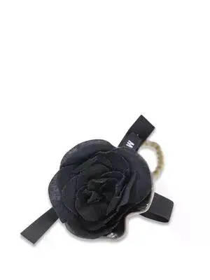 Marni Flower Horn Keyring - Black