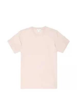 Sunspel Riviera Crewneck Short-sleeve Cotton T-shirt - Pink