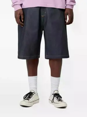 Carhartt Work In Progress Brandon Logo-patch Denim Shorts