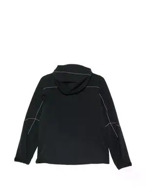 AND WANDER Contrast-stitch Hooded Jacket