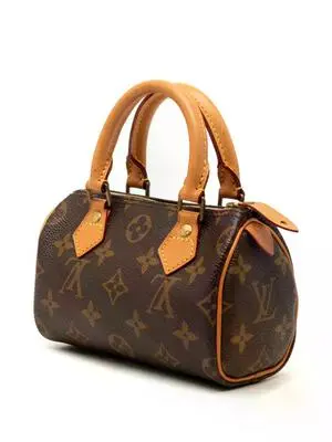 LOUIS VUITTON Monogram Mini Speedy Hl Satchel