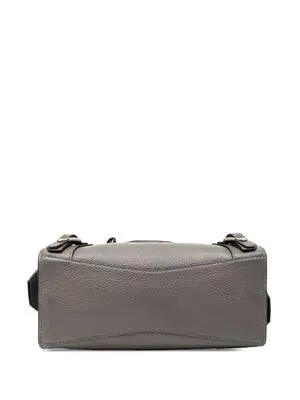 Balenciaga Mini Grained Calfskin Motocross Neo Classic City Satchel
