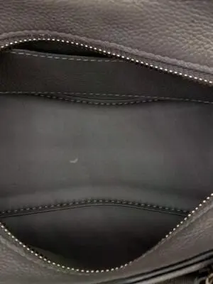 Balenciaga Mini Grained Calfskin Motocross Neo Classic City Satchel
