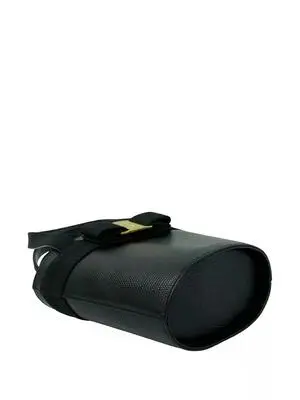 FERRAGAMO Leather Vara Bow Top Handle Bucket Bag
