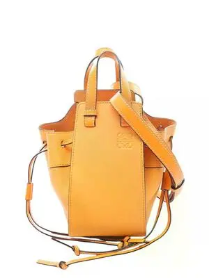 Loewe Grained Calfskin Hammock Satchel - Orange