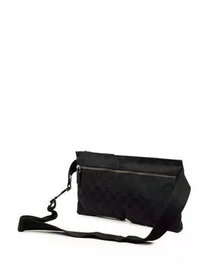 Gucci Gg Canvas Double Pocket Belt Bag