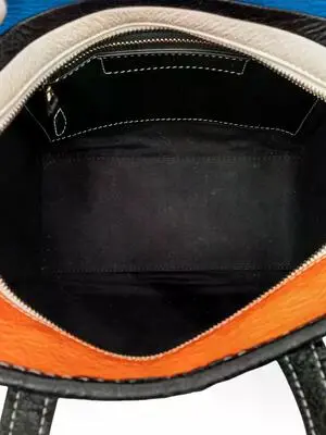 Balenciaga Lambskin Bazar Shopper Xs Satchel - Blue