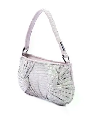 Burberry Leather Fringed Shoulder Bag