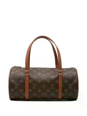 LOUIS VUITTON Monogram Papillon 30 Handbag - Brown