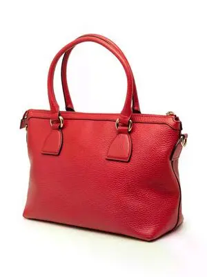 Gucci Calfskin Gg Charm Satchel