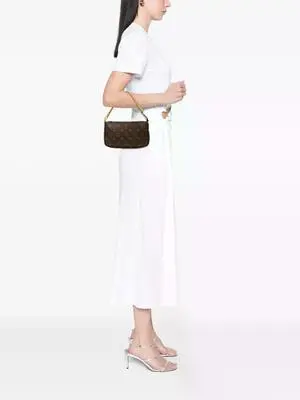 LOUIS VUITTON Monogram Pochette Accessoires Shoulder Bag - Brown