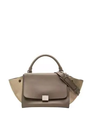 Celine 2014 Small Trapez Satchel - Brown