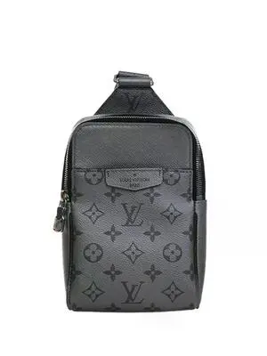 LOUIS VUITTON Monogram Eclipse Taigarama Outdoor Sling Bag - Grey