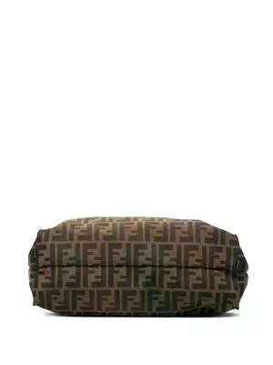 Fendi Zucca Canvas Vertical Shopping Tote Bag