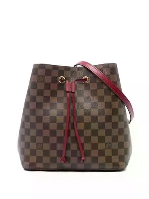 LOUIS VUITTON Damier Ebene Neonoe Mm Bucket Bag - Brown
