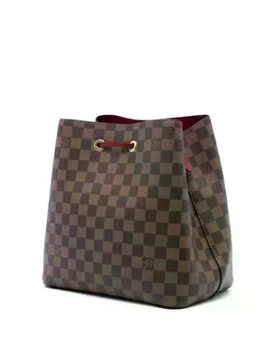 LOUIS VUITTON Damier Ebene Neonoe Mm Bucket Bag