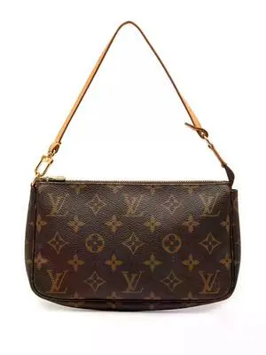 LOUIS VUITTON Monogram Pochette Accessoires Shoulder Bag - Brown