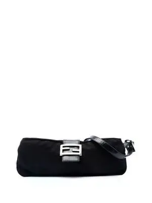 Fendi 2000-2010 Jersey Baguette Crossbody Bag