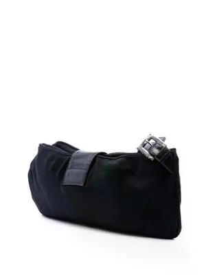 Fendi 2000-2010 Jersey Baguette Crossbody Bag