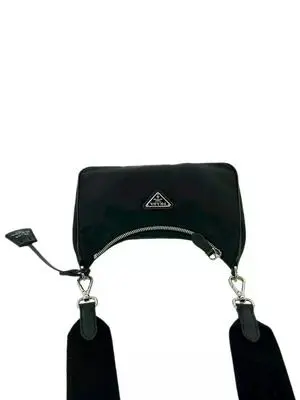 Prada Saffiano Trimmed Re Nylon Re Edition 2005 Satchel