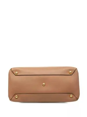 Burberry Medium Leather And House Check Banner Satchel