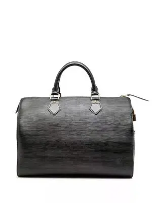 LOUIS VUITTON Epi Speedy 30 Boston Bag - Black