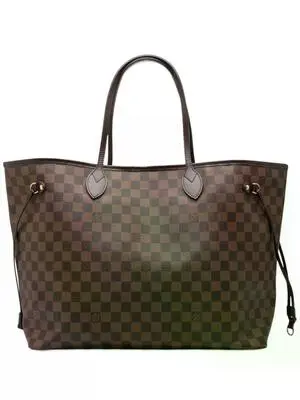 LOUIS VUITTON Damier Ebene Neverfull Gm Tote Bag