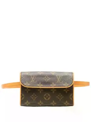 LOUIS VUITTON Monogram Florentine Belt Bag - Brown