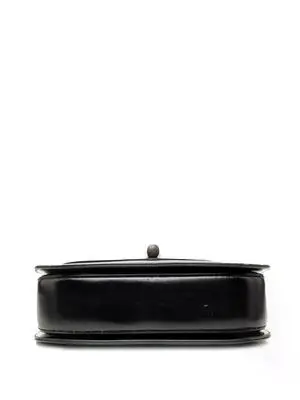Gucci Calfskin Bamboo Night Satchel - Black
