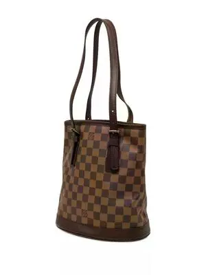 LOUIS VUITTON Damier Ebene Marais Bucket Bag