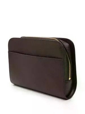 LOUIS VUITTON Taiga Leather Pochette Baikal Clutch Bag