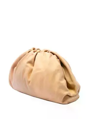 Bottega Veneta Lambskin The Pouch Clutch Bag - Brown