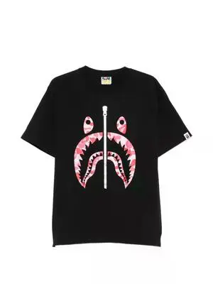 A BATHING APE Printed T-shirt - Black