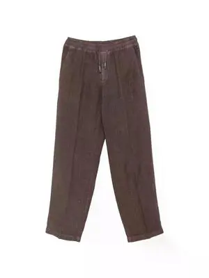 COSTUMEIN Drawstring Waistband Trousers - Brown