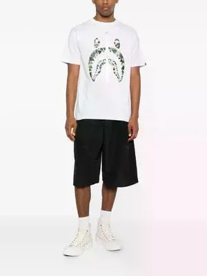 A BATHING APE Camouflage-print T-shirt - Neutrals