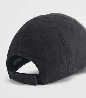 Balenciaga Distressed Sketchy Logo Baseball Cap