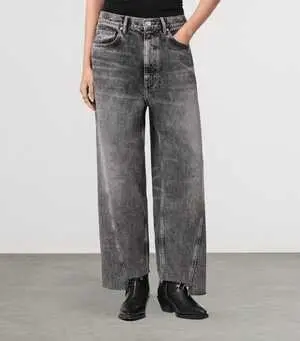 ALLSAINTS Asymmetric Fox Wide-leg Jeans