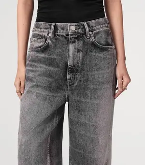 ALLSAINTS Asymmetric Fox Wide-leg Jeans