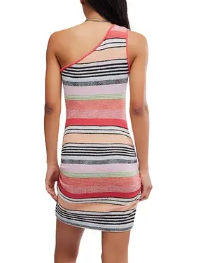 Free People Striped Sweater Mini Dress
