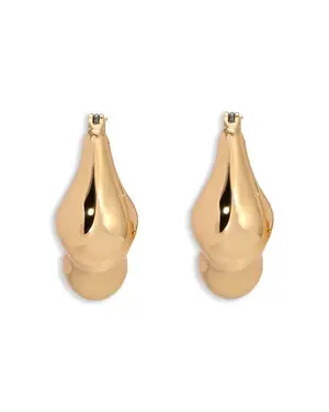 Ettika Molten Metal Hoop Earrings