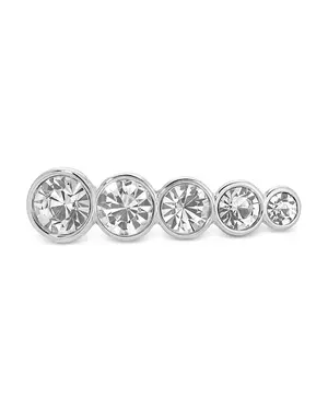 Ettika Crystal Line Pin - Silver